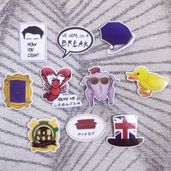 Other | Friends Sticker Pack 3 | Poshmark